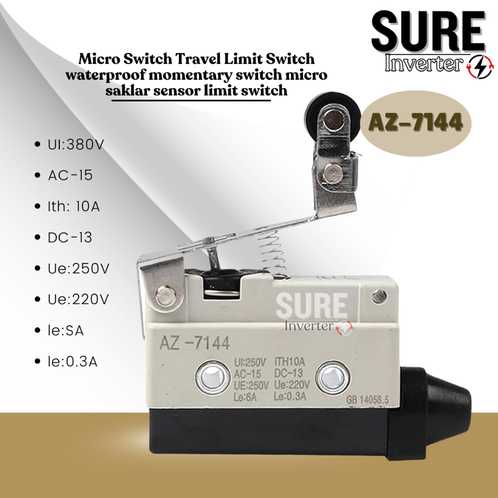 Jual Limit switch Micro Switch Travel Limit Switch micro saklar sensor ...