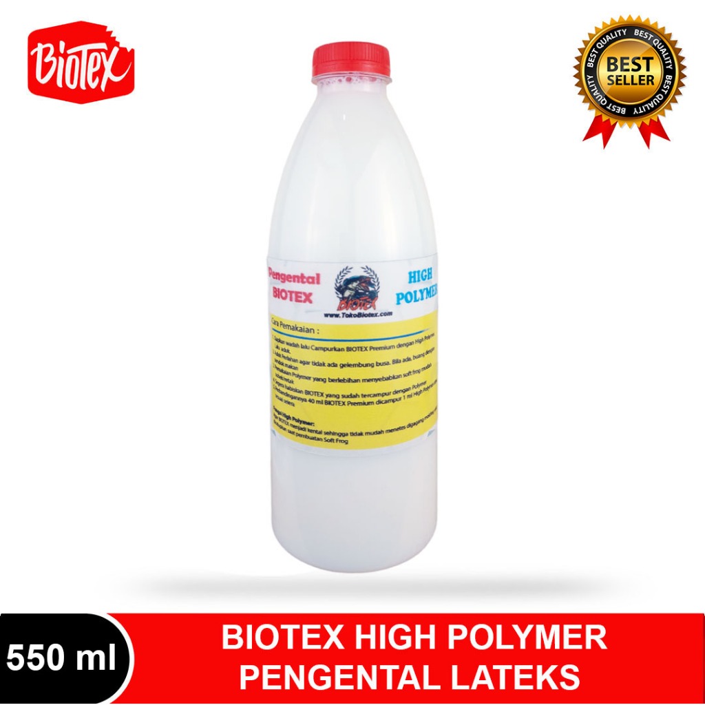 Jual Biotex High Polimer Pengental Lateks untuk Soft Frog 550 Ml ...