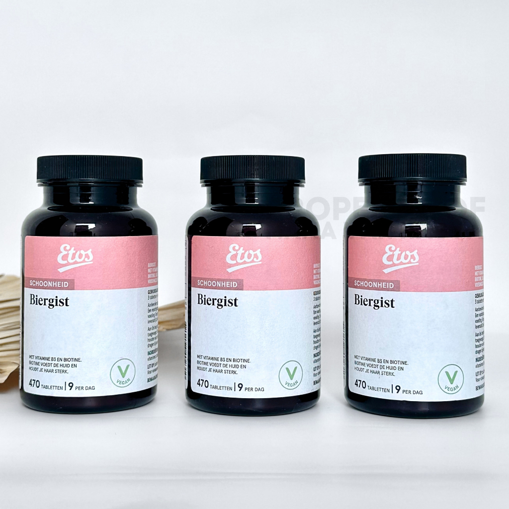 Jual Etos Biergist 470 Tablet Suplemen Vitamin B3 dan Biotin Nutrisi ...