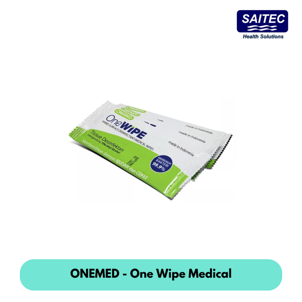 Jual One Wipe Tisu Antiseptik - Onemed | Shopee Indonesia