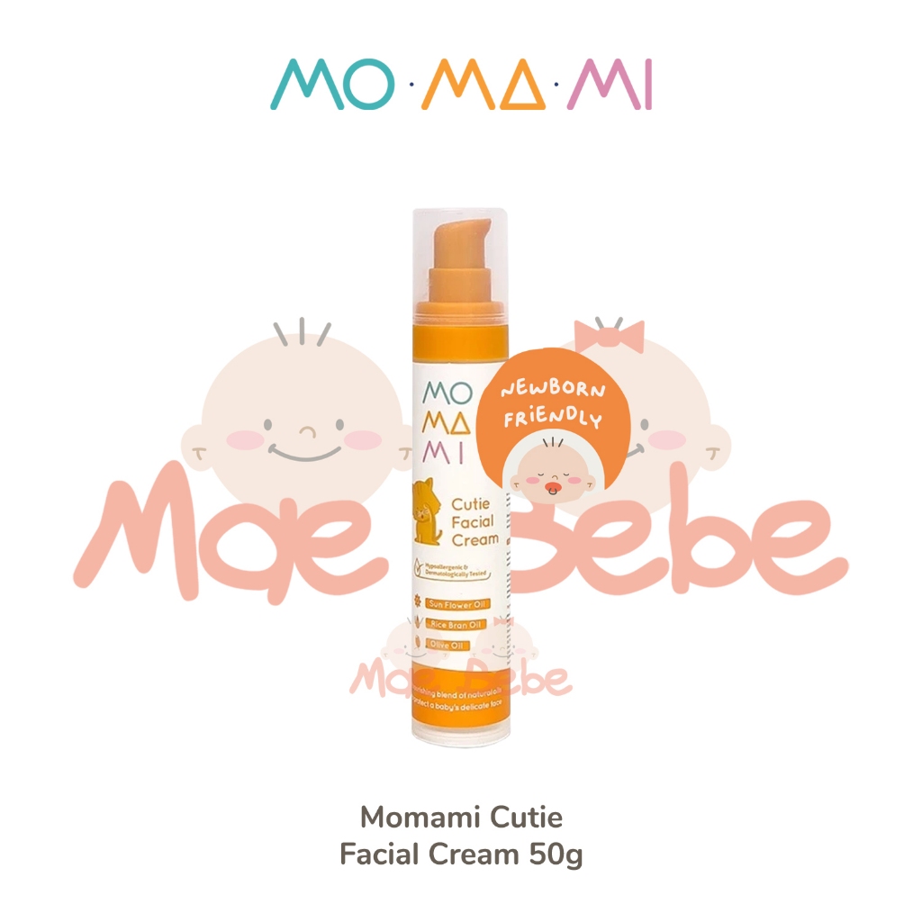 Jual Momami Skin Care Cutie Facial Cream Krim Wajah Bayi Pencegah Ruam ...