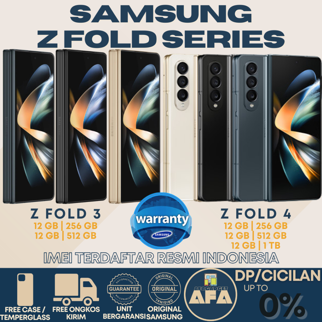 Jual SEIN | SAMSUNG GALAXY Z FOLD 3 | Z FOLD 4 5G 256GB 512GB 1TB ...