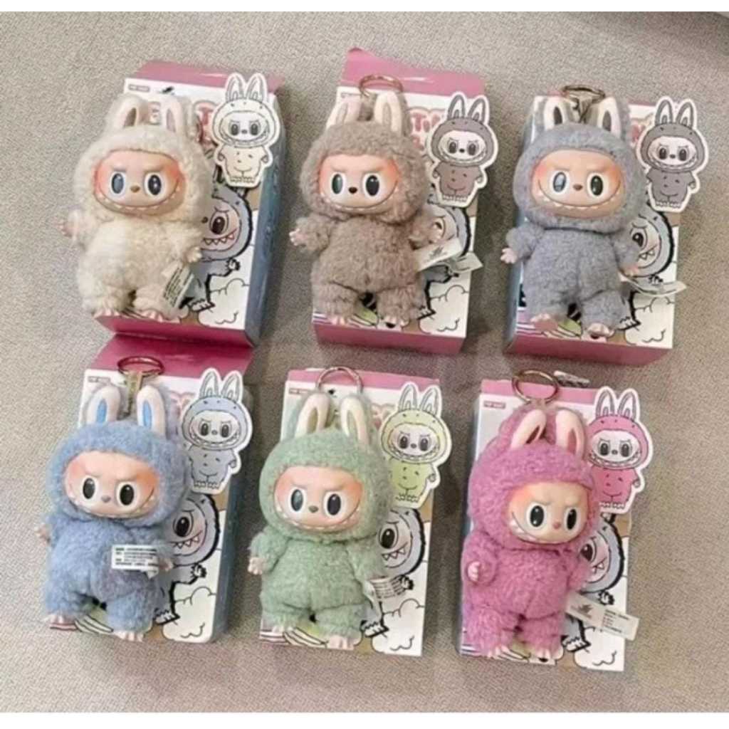 Jual (Ready Stock Instan)PopMart Labubu Macaron Lucu Boneka Monster ...