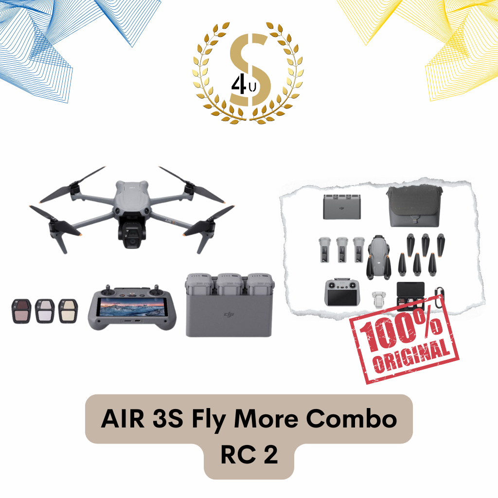 Jual DJI Air 3S Fly More Combo (DJI RC 2) ORIGINAL | Shopee Indonesia