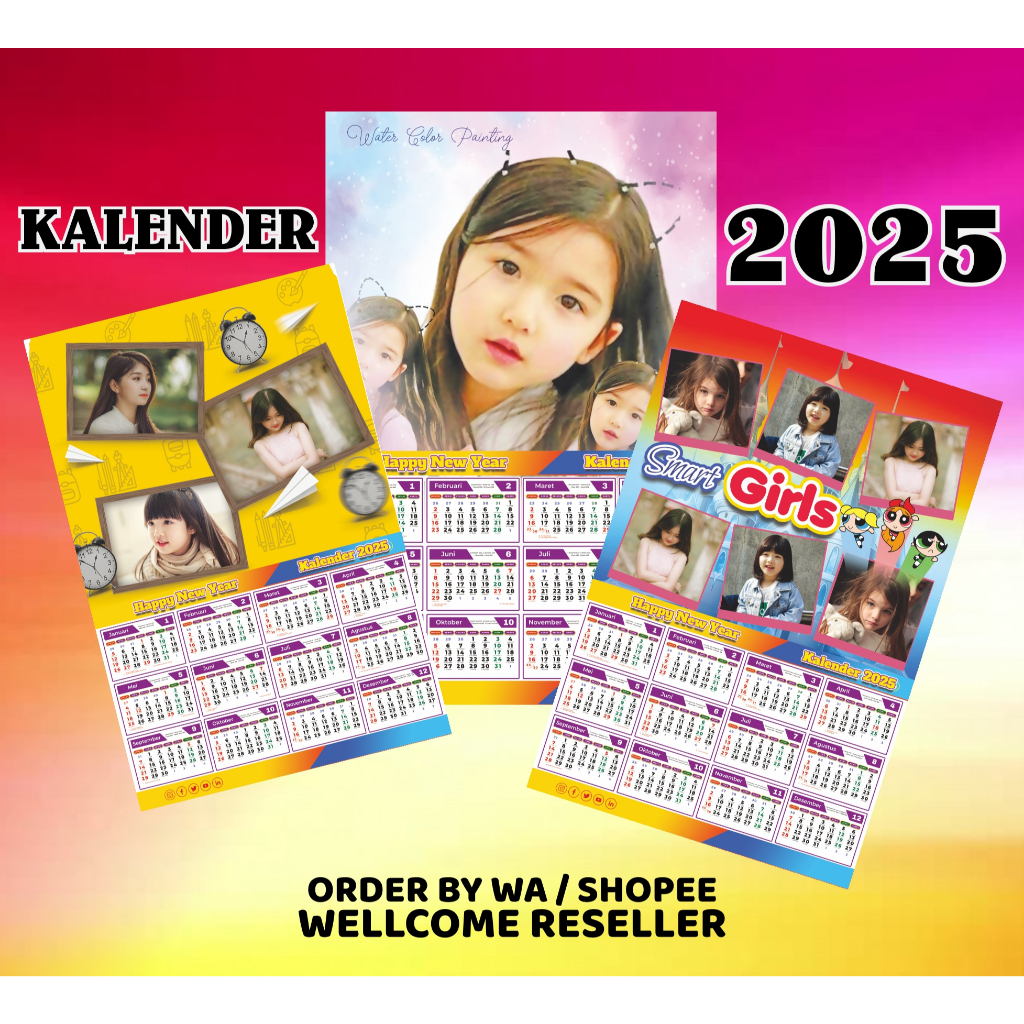 Jual KALENDER DINDING CUSTOM CETAK KALENDER MURAH 2025 | Shopee Indonesia