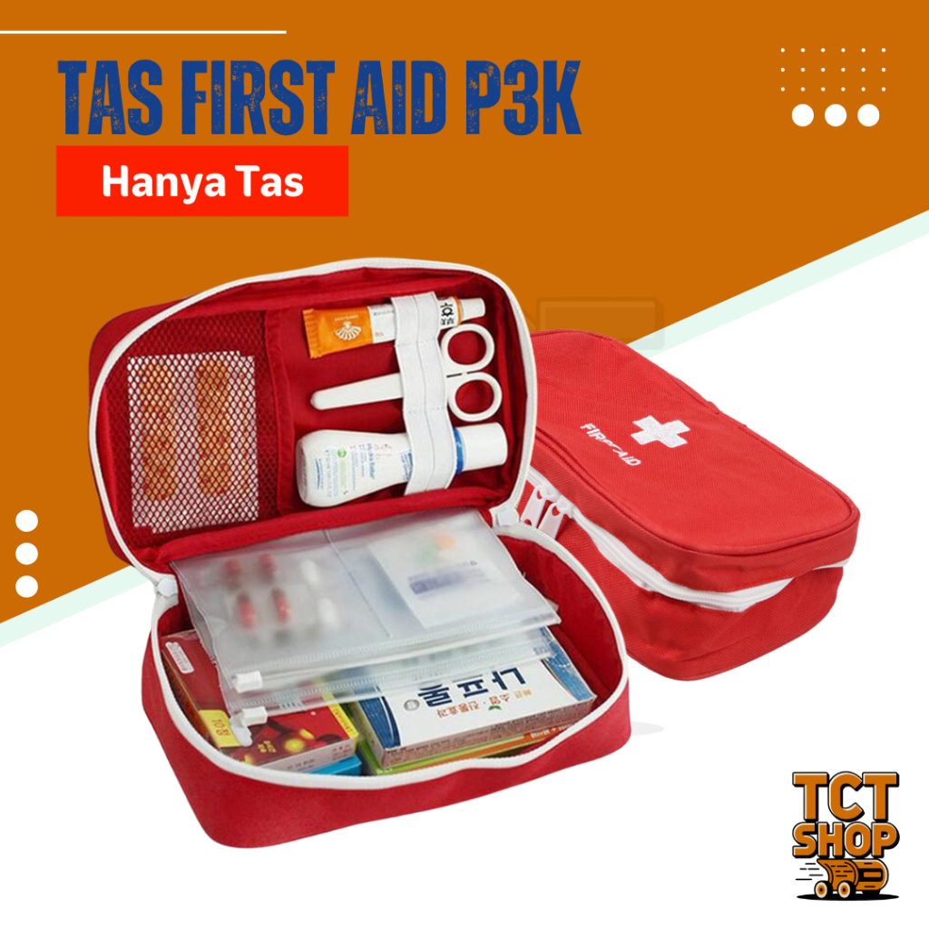 Jual Portable Tas Obat P3K Perlengkapan 11 in 1 Outdoor First Aid Kit ...