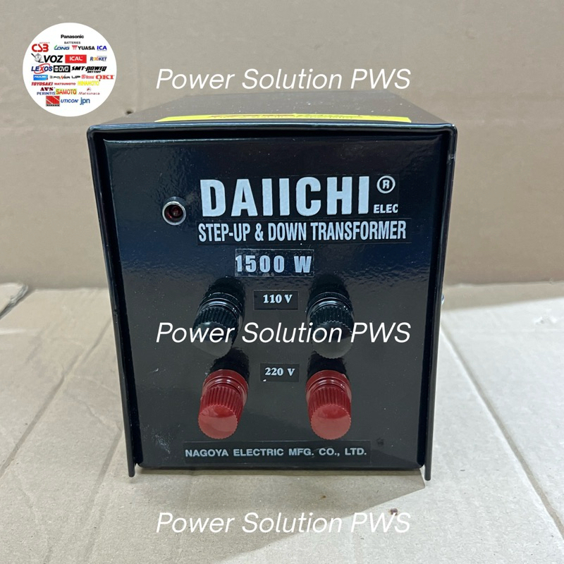 Jual Daiichi 1500w Step up Step Down 220v ke 110v atau 110v ke 220v ...