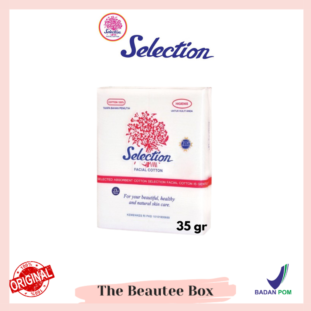 Jual Kapas Selection Facial Cotton - 35gr | Shopee Indonesia