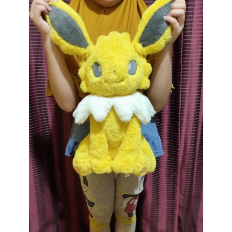 Jual Boneka Pokemon Jolteon Plush Fuwa Fuwa Plush Original Pokemon ...