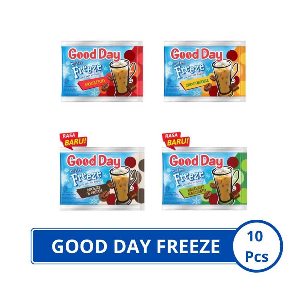 Jual Good Day Freeze Renceng (10 Pcs) / Kopi Good Day Freeze | Shopee ...
