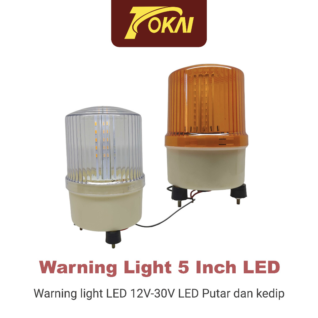 Jual Lampu putar/Warning light/Rotary 12-30V, untuk truck dan container ...