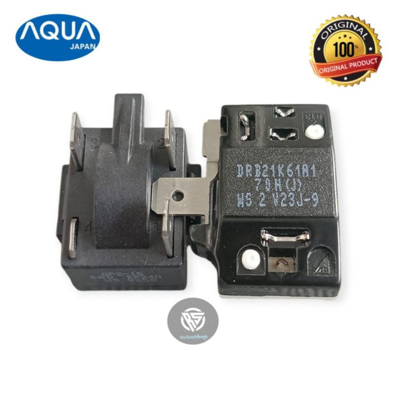 Jual Relay - Rilay/ PTC Overload Kulkas 2 Pintu AQUA Original | Relay ...