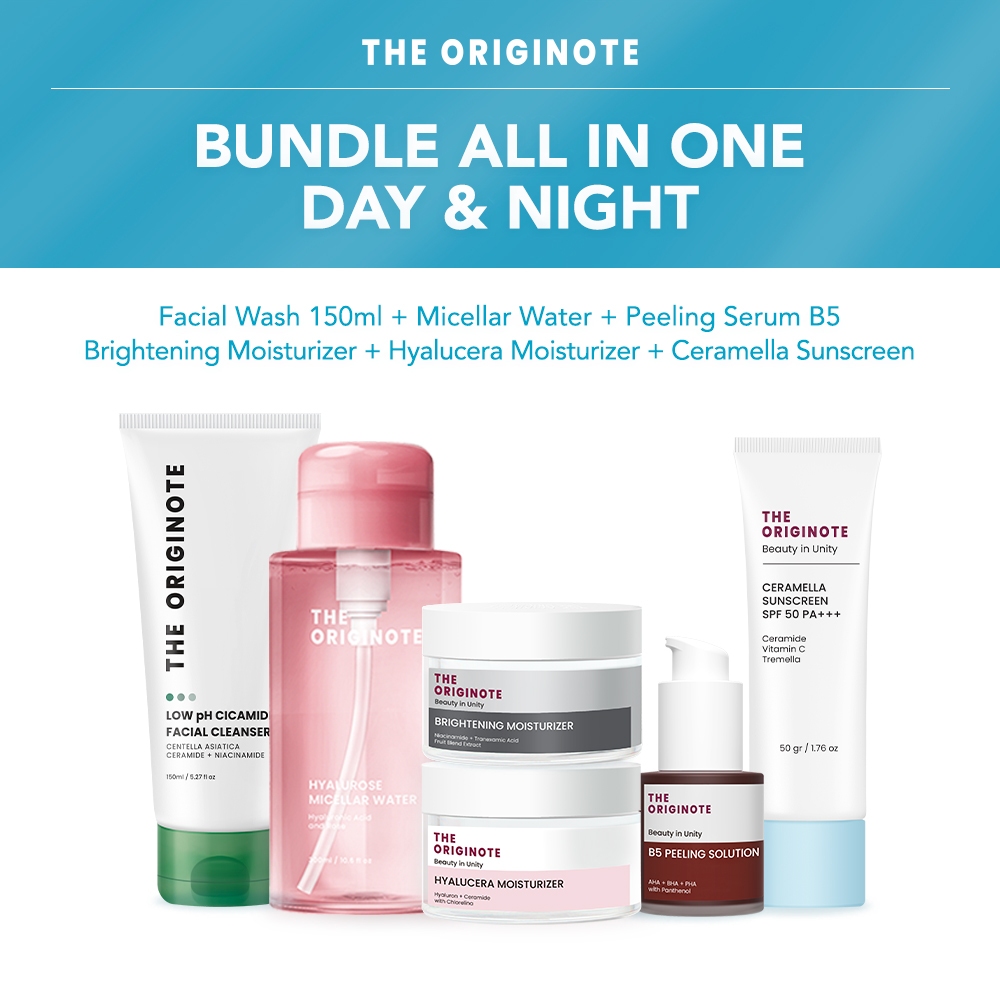 Jual The Originote Bundle All In One Day & Night 6pcs - Paket Skincare ...