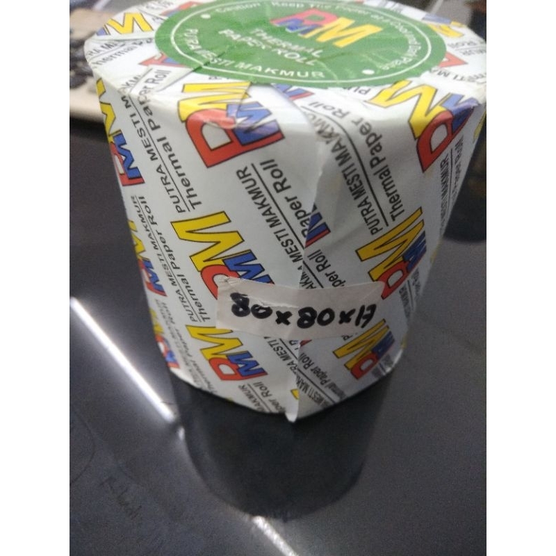 Jual kertas struk thermal PMM 80 X 80 | Shopee Indonesia