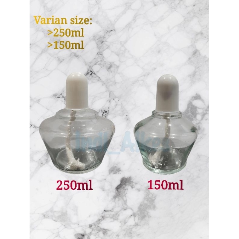 Jual Bunsen kaca 250ml/Bunsen Kaca 150ml/Lampu Spiritus (untuk membakar ...