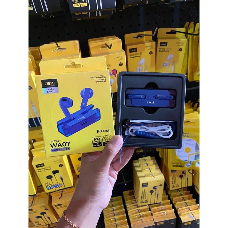 Jual Rexi WA08 NEW/WA07 pro!! tws earphone extra bass bluetooth 5.3 ...