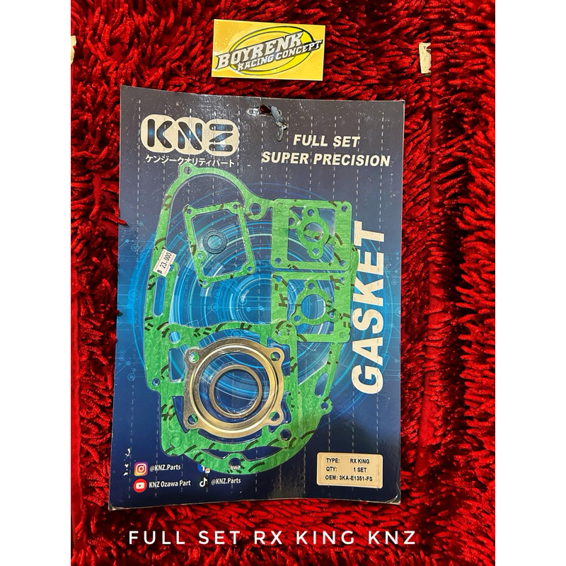 Jual PAKING KNZ GASKET FULL SET RX KING RXK RX K-BOYRENK RACING CONCEPT ...