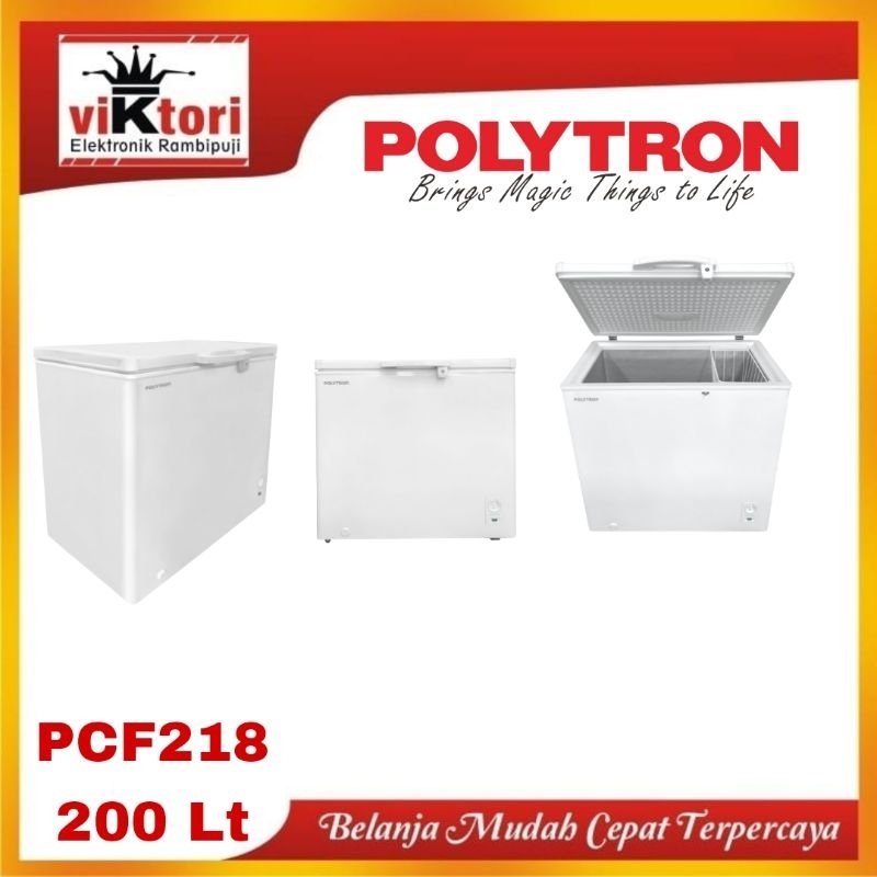 Jual Chest Freezer Polytron PCF218 / Freezer Box Polytron 200 liter ...