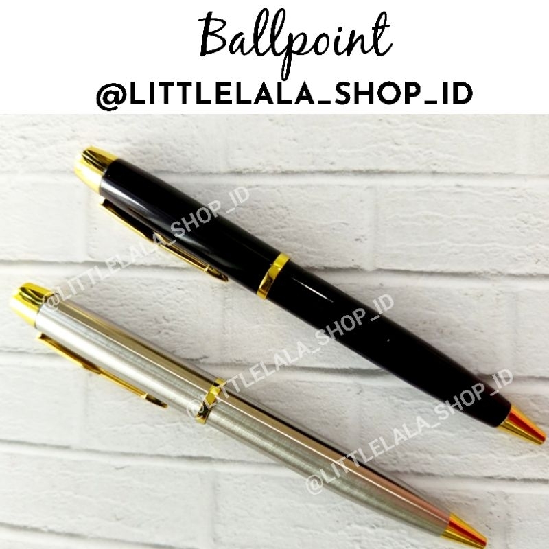 Jual Pulpen tinta hitam/Ballpoint Hitam Glossy Tinta Hitam/black inked ...