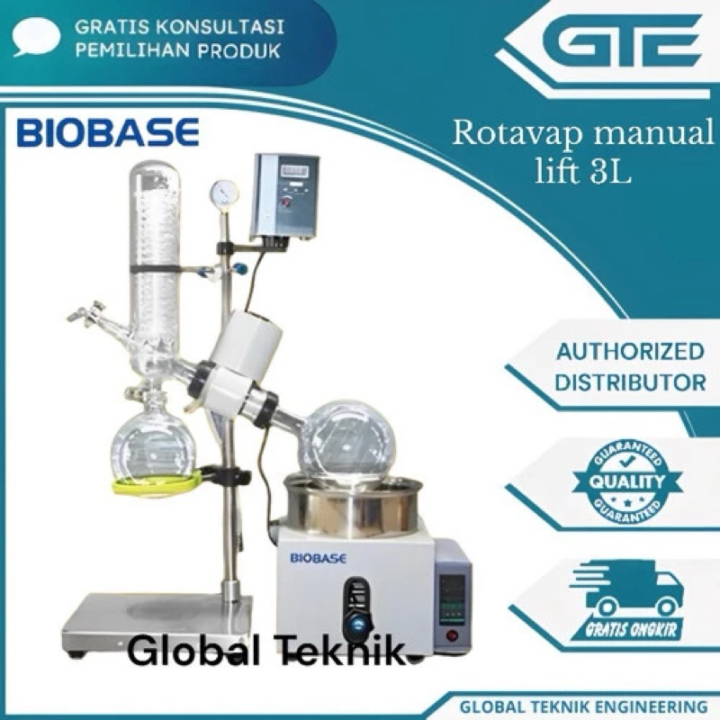 Jual Biobase RE-301 Rotary Evaporator Rotavap manual lift 3L capacity Lab | Shopee Indonesia