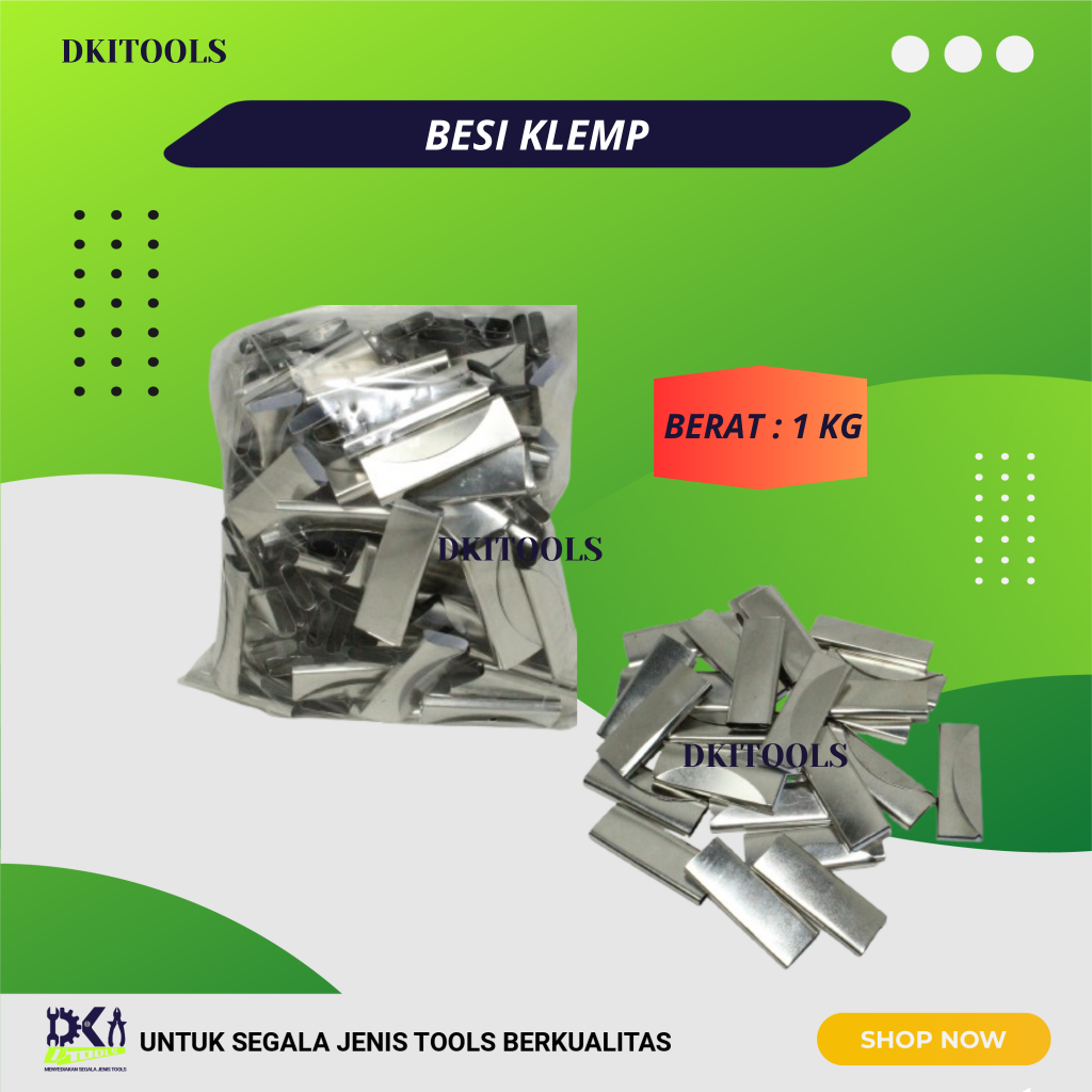Jual Klem Besi Penjepit Strapping Band / Klem Penjepit Besi Strapping Band Segel Klem & Tali ...