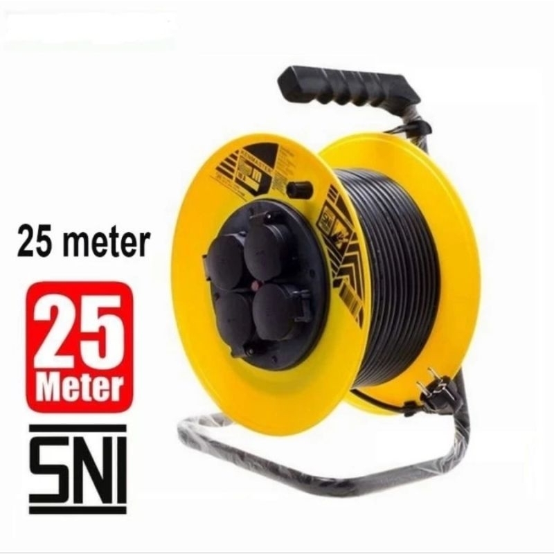 Jual KENMASTER KABEL ROLL 25 METER KABEL EXTENSION SERBA GUNA KENMASTER ...