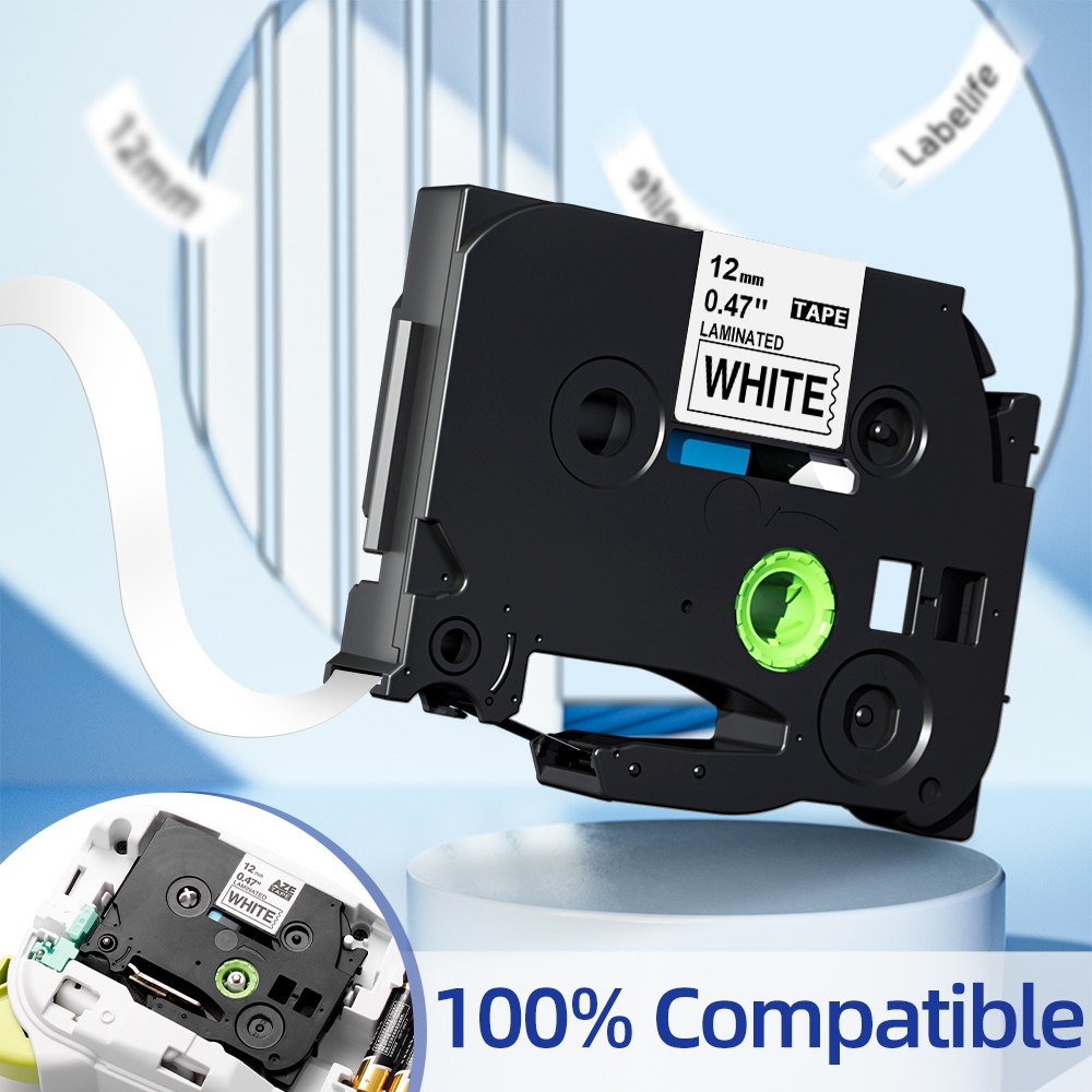 Jual Label Tape Brother Compatible / Pita Label Kompatibel Dengan ...