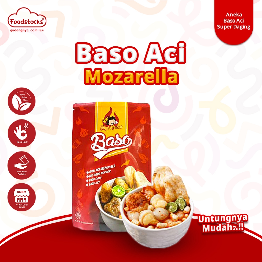 Jual Nyai Mercon Baso Aci Isi Mozarella – Baso Aci Pedas Keju Lumer ...