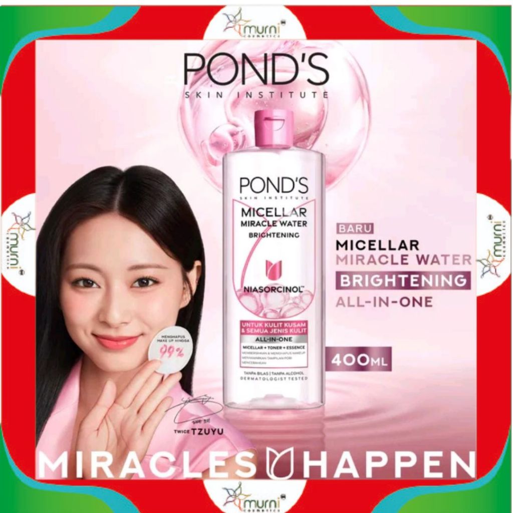 Jual [[BIG SIZE]] PONDS BRIGHTENING MICELLAR WATER 400ML | Shopee Indonesia
