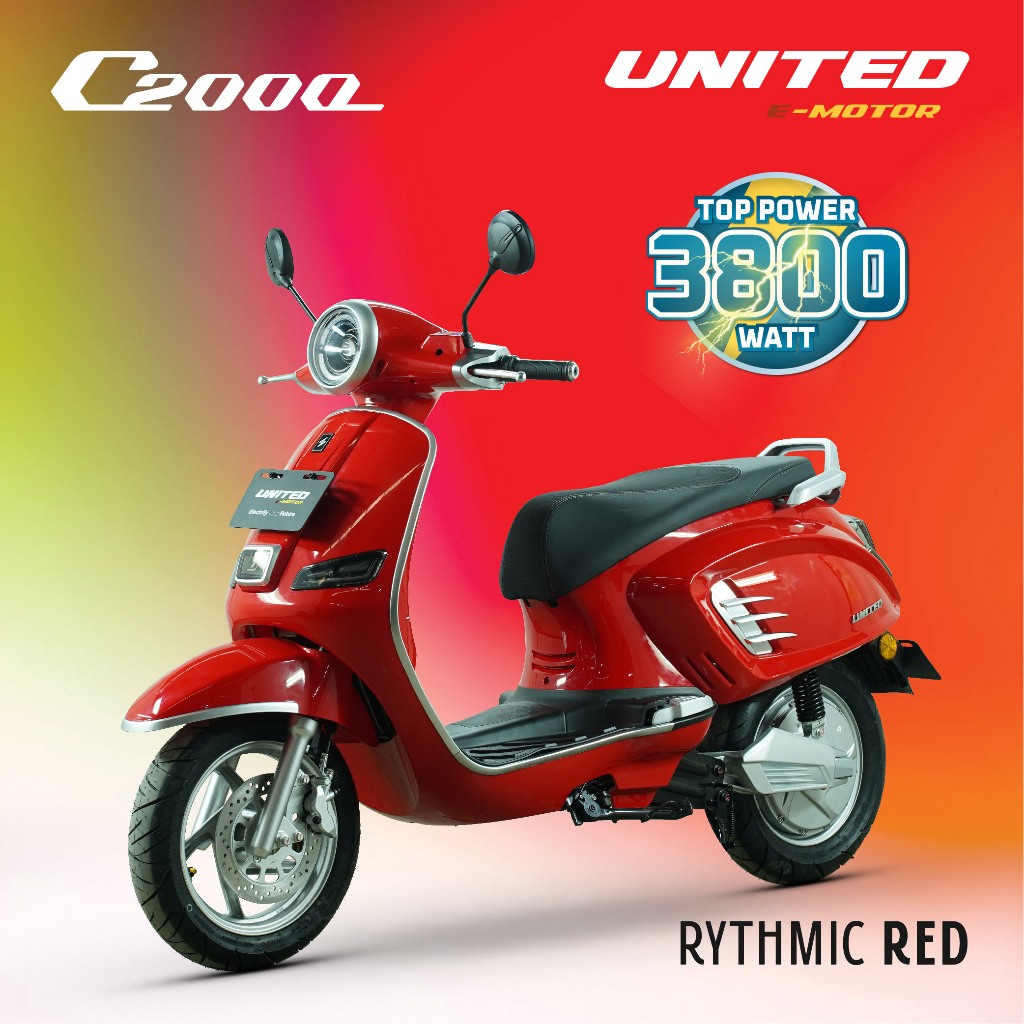 Jual UNITED E-MOTOR Motor Listrik C2000 - OTR Jakarta | Shopee Indonesia