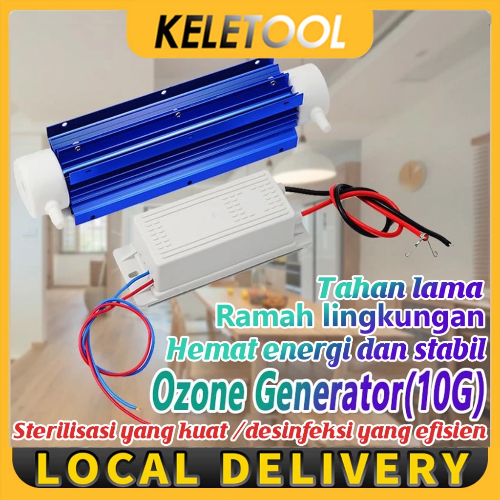 Jual 220V 20G Ozone Generator Tube Water Tabung Air Purifier Water Adjustable Purifier tabung ...