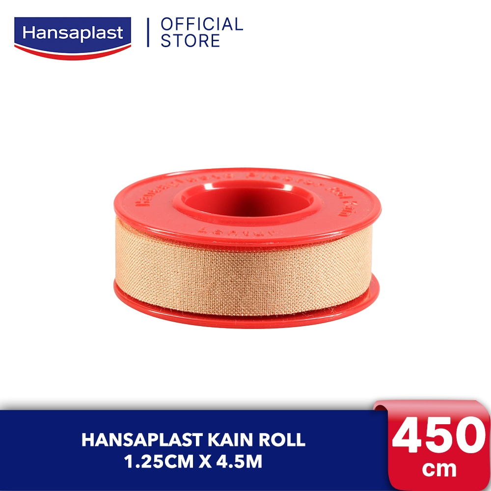 Jual HANSAPLAST Perban Luka Roll Kain 1.25cm x 4.5m P3K Perban Rol ...