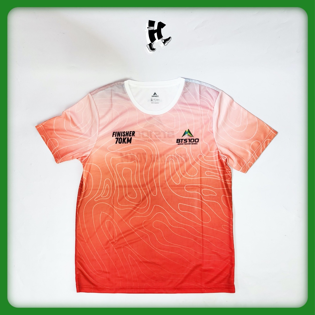 Jual Jersey Finisher BTS100 2024/kategori 70KM ( Pakaian Olahraga Lari ...