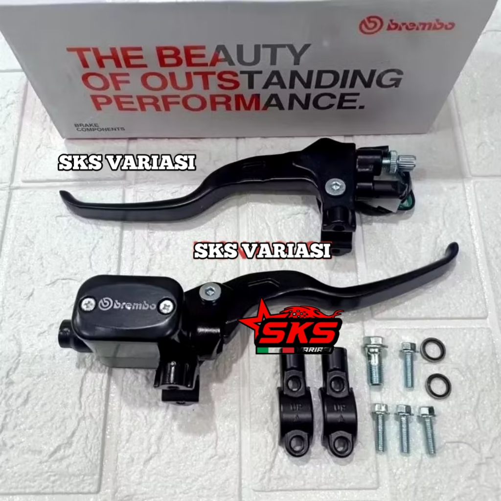 Jual Master Rem Set Tabung Kotak Master Rem Tracktion Handle Hitam Kiri ...