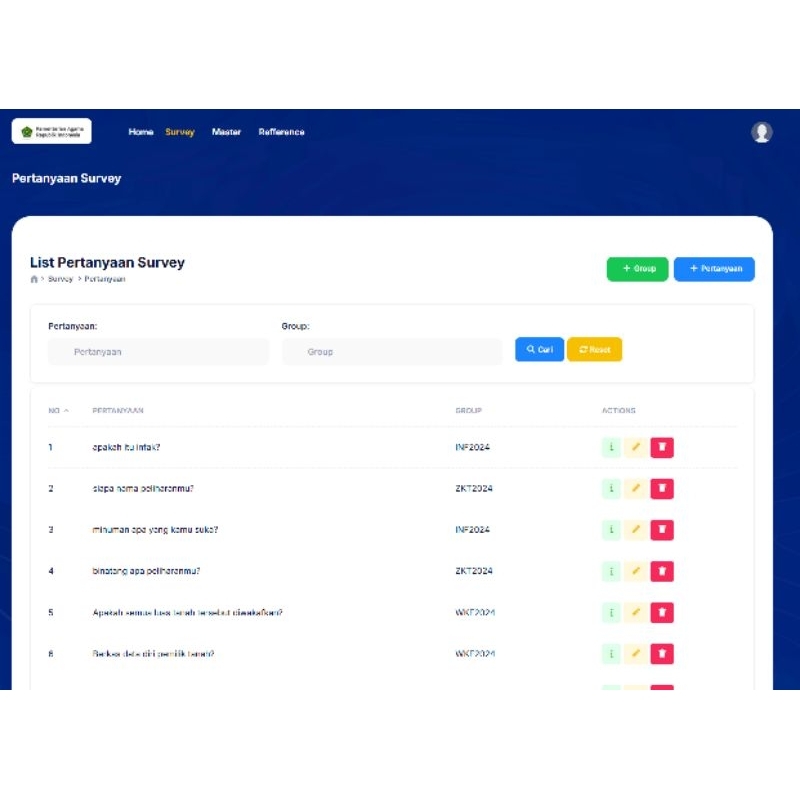 Jual APLIKASI SURVEY / KUISIONER BERBASIS WEB (PHP LARAVEL 10) | Shopee Indonesia