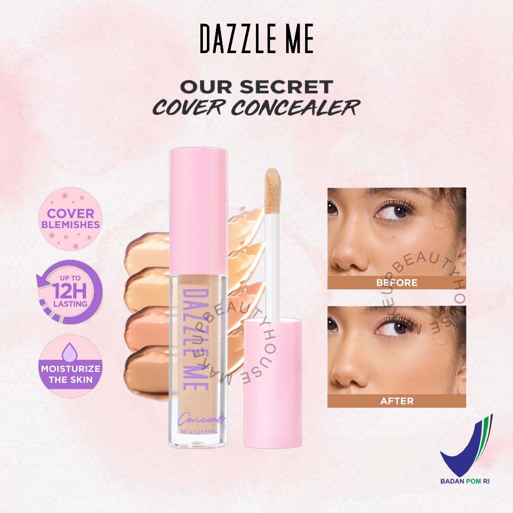 Jual DAZZLE ME Our Secret Cover Concealer - Liquid Makeup Tahan Lama ...