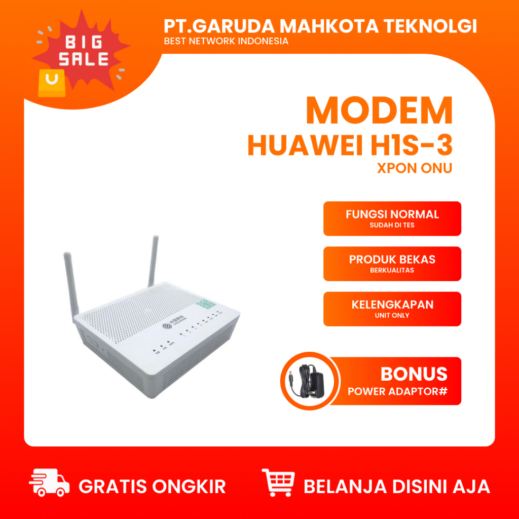 Jual Modem XPON H1S-3 Gpon Epon Onu Second | Shopee Indonesia
