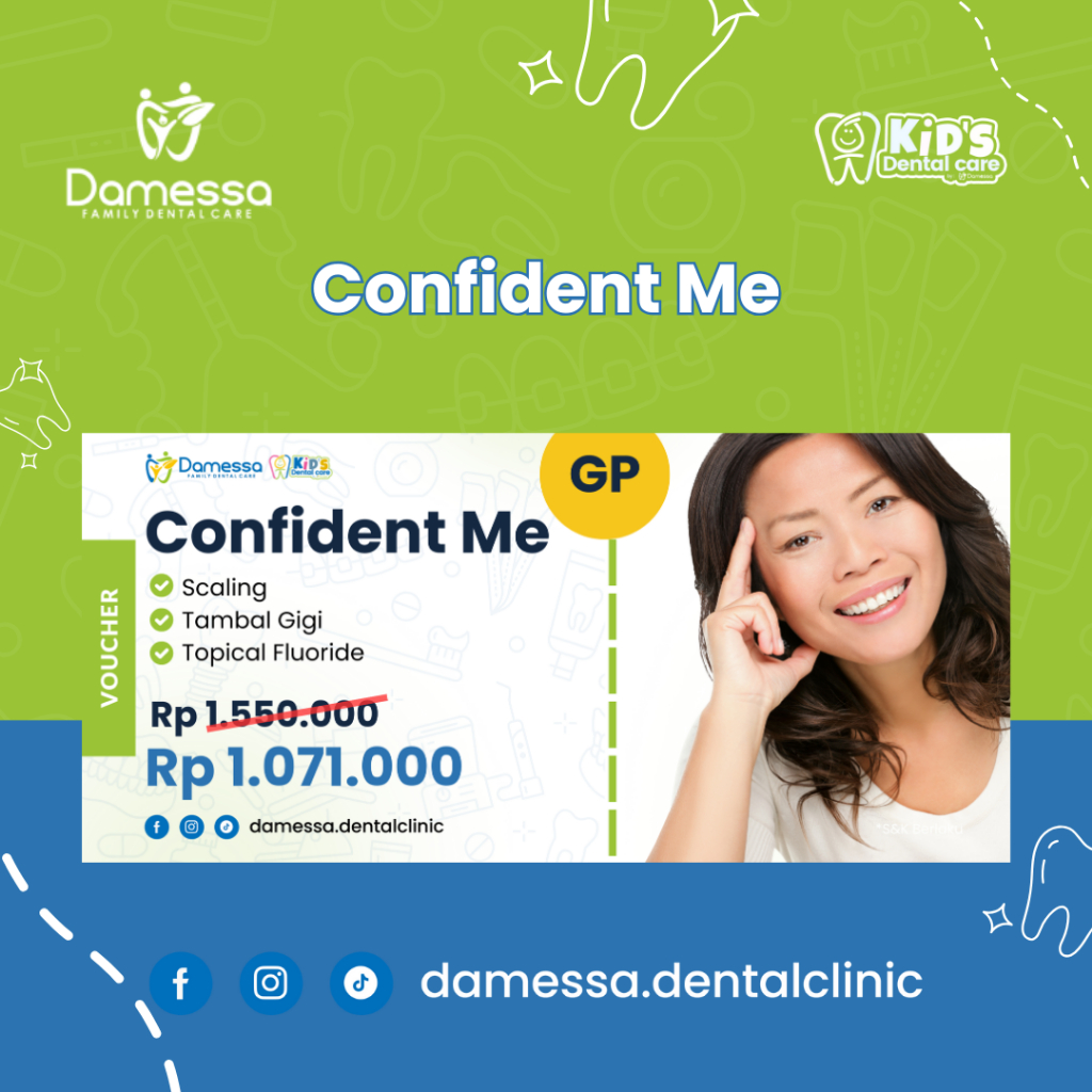 Jual Voucher Confident Me Damessa - Scaling, Tambal Gigi dan Topical ...