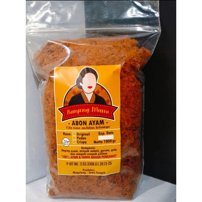 Jual Abon Ayam Kanjeng mami 1kg | Shopee Indonesia