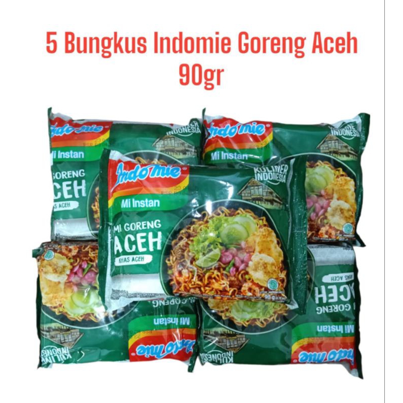 Jual [Paket 10 bungkus] INDOMIE GORENG 90gr INDOMIE ACEH MIE INSTAN ...