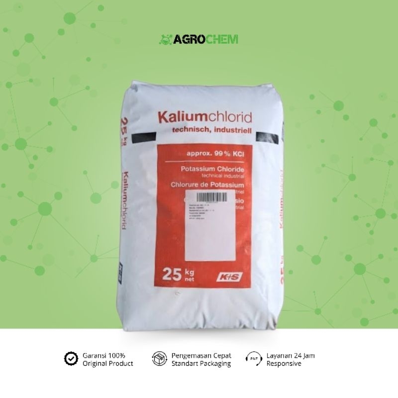 Jual KCl Kalium Chloride Klorida Garam Alkali Pupuk Pertumbuhan & Akar ...