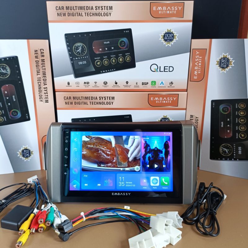 Jual Head Unit Android Innova Reborn 9 Inchi EMBASSY QLED Ram 2/32 Gb ...