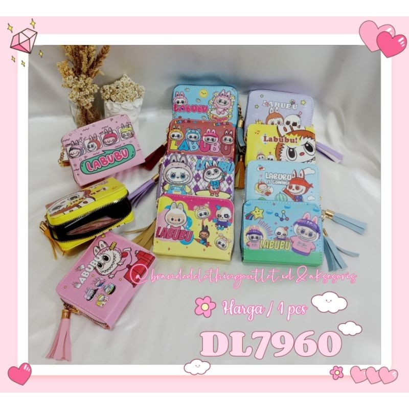 Jual DOMPET LABUBU VIRAL / DOMPET RESLETING LABUBU / DOMPET FASHION ...