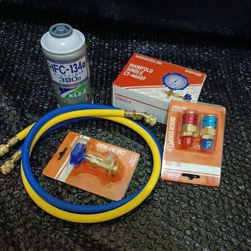 Jual PAKET KOMPLIT ALAT ISI ULANG / TAMBAH PREON AC MOBIL # PREON MOBIL ...