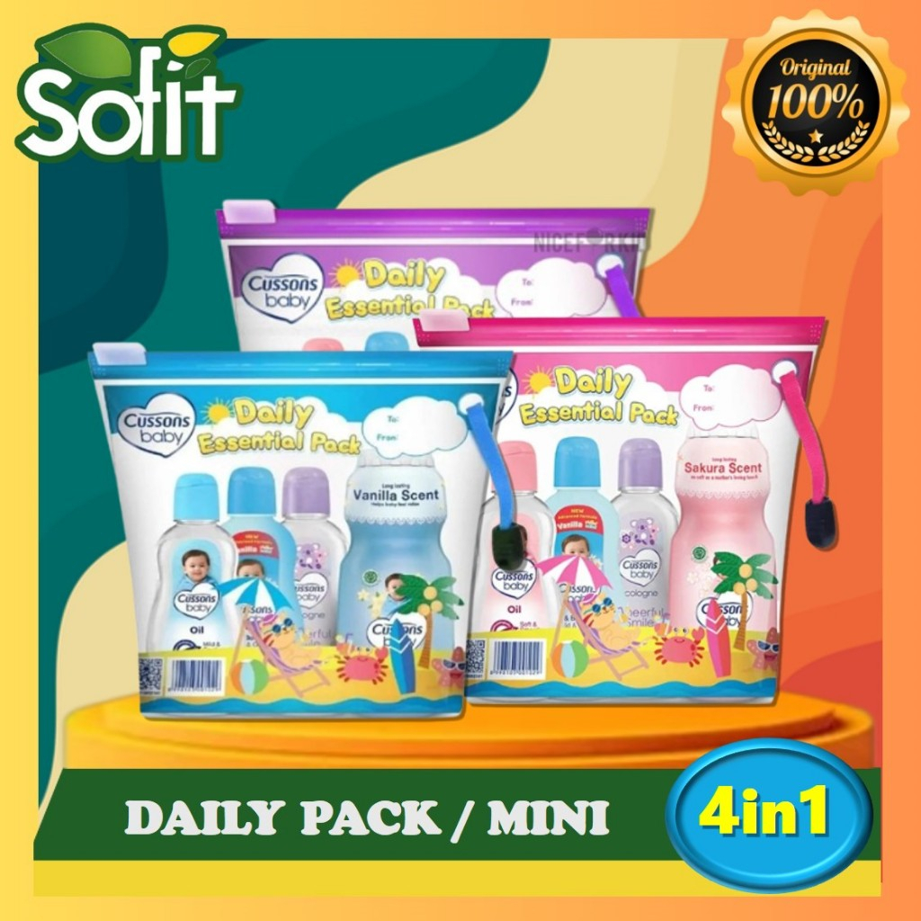 Jual Cussons DAILY Essential Pack 4in1 - Mini Bag - Gift Pack Set ...