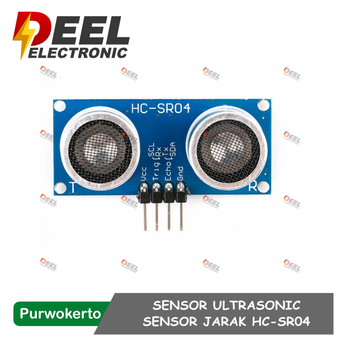 Jual SENSOR ULTRASONIC SENSOR JARAK HC-SR04 DISTANCE MEASURING SR04 ...