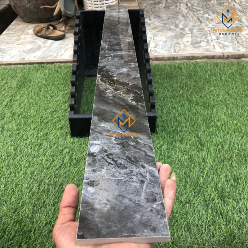 Jual List plint granit 8x100 / 10x100 / 10x120 LT1312 / Grey | Shopee ...