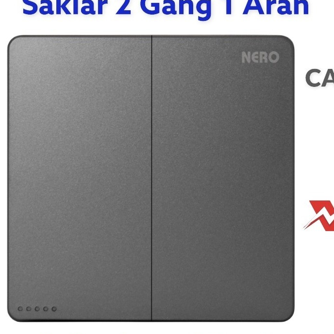 Jual Saklar Seri, Saklar Double Nero Tipe Series Casa X2 X21021 2Gang Schuko Socket 10AX 250V ...