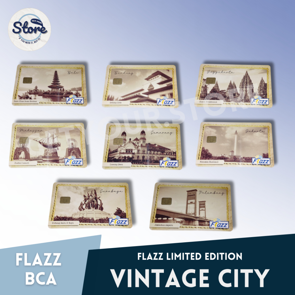 Jual Kartu Flazz BCA Gen 2 Original Vintage Limited Edition (Saldo 0) | Shopee Indonesia