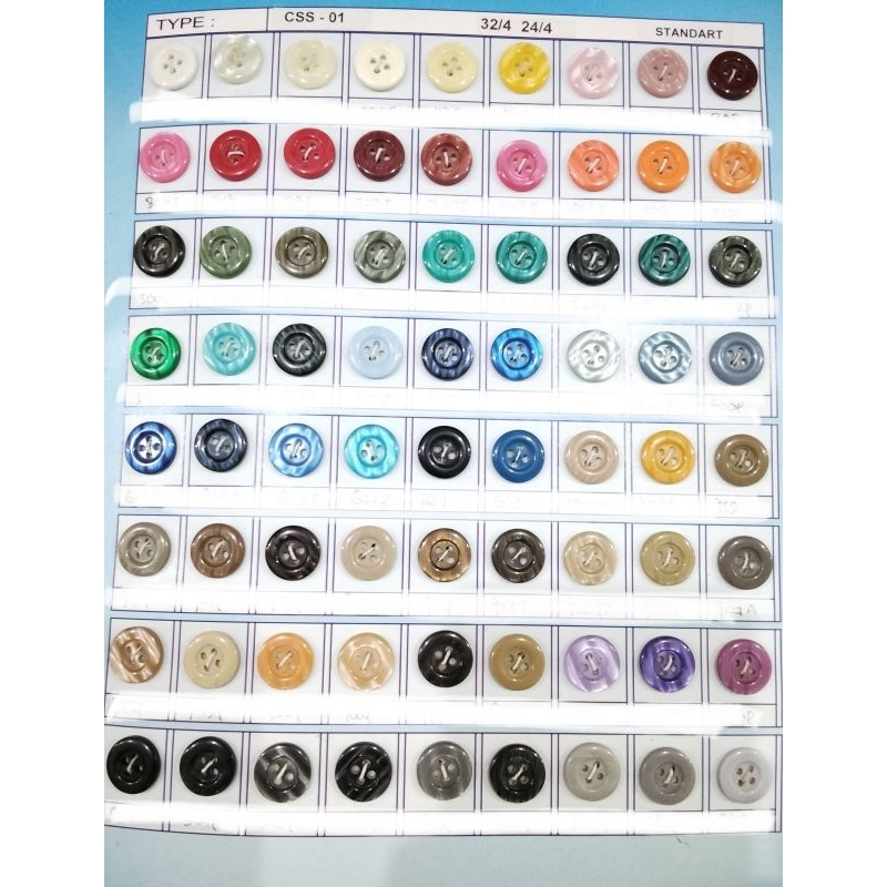 Jual [144 pcs] Kancing Safari/Kancing Jas B 24/Kancing Css 01 /Kancing ...